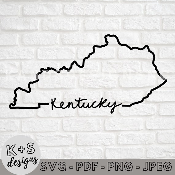 Kentucky SVG Digital Cut File Cricut Svg Cameo Svg Svg | Etsy