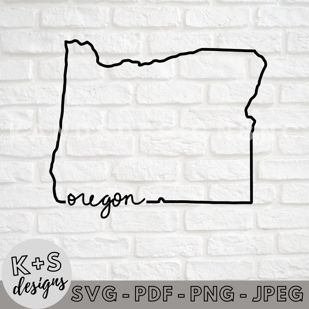 Oregon SVG, Digital Cut File, Cricut Svg, Cameo Svg, Svg, Jpeg, Pdf ...
