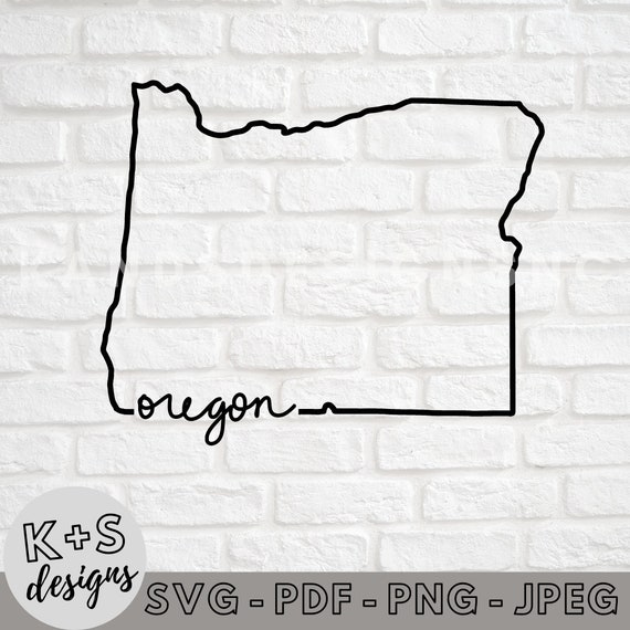 Oregon SVG Digital Cut File Cricut Svg Cameo Svg Svg | Etsy
