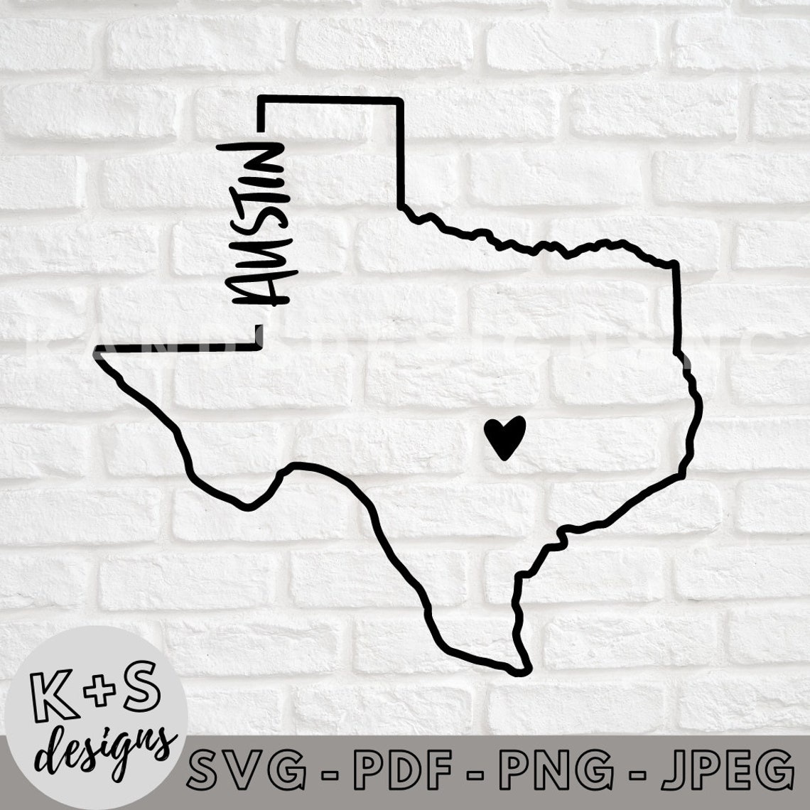 Austin TX SVG Digital Cut File Cricut Svg Cameo Svg Svg - Etsy