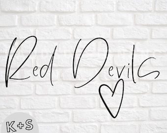 Devil Svg Devils Svg Devils Stacked Letters Svg School - Etsy