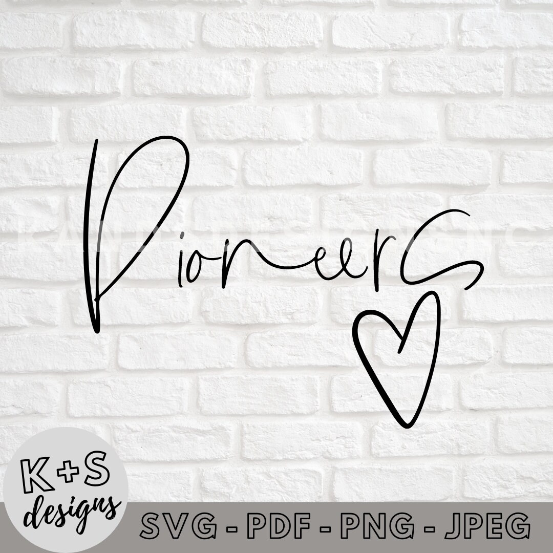 Pioneers SVG, Digital Cut File, Cricut Svg, Cameo Svg, High School ...