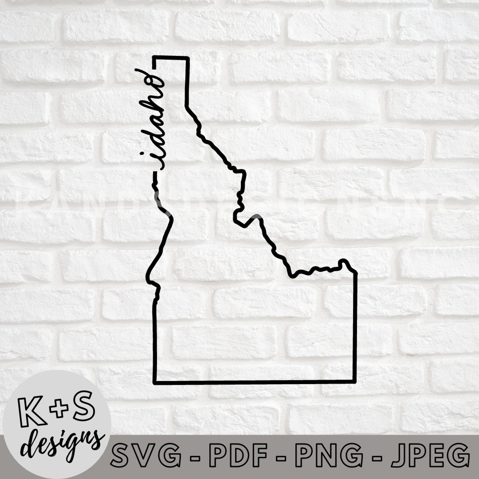 Idaho SVG, Digital Cut File, Cricut Svg, Cameo Svg, Svg, Jpeg, Pdf, Png ...