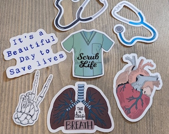 Sticker H14 Medic Healthcare Worker Nurse Doctor Profession PRINTED ...