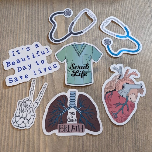 Nurse Sticker or Magnet Bundle Laptop Stickers Water - Etsy