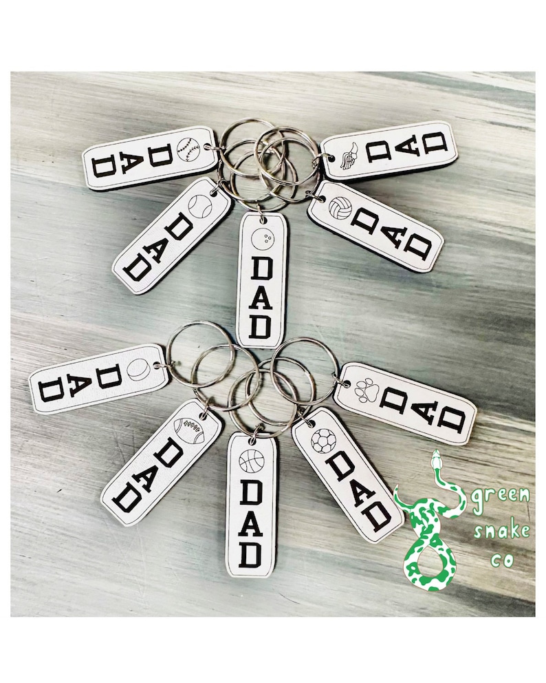 Sports Dad Keychain SVG, Keychain SVG, Dad Sports SVG, Sports Scored ...