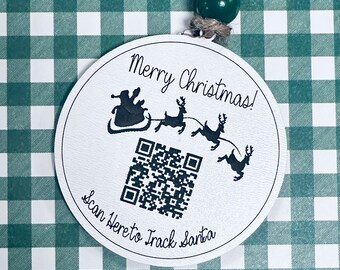 Santa Qr Code Svg - Etsy