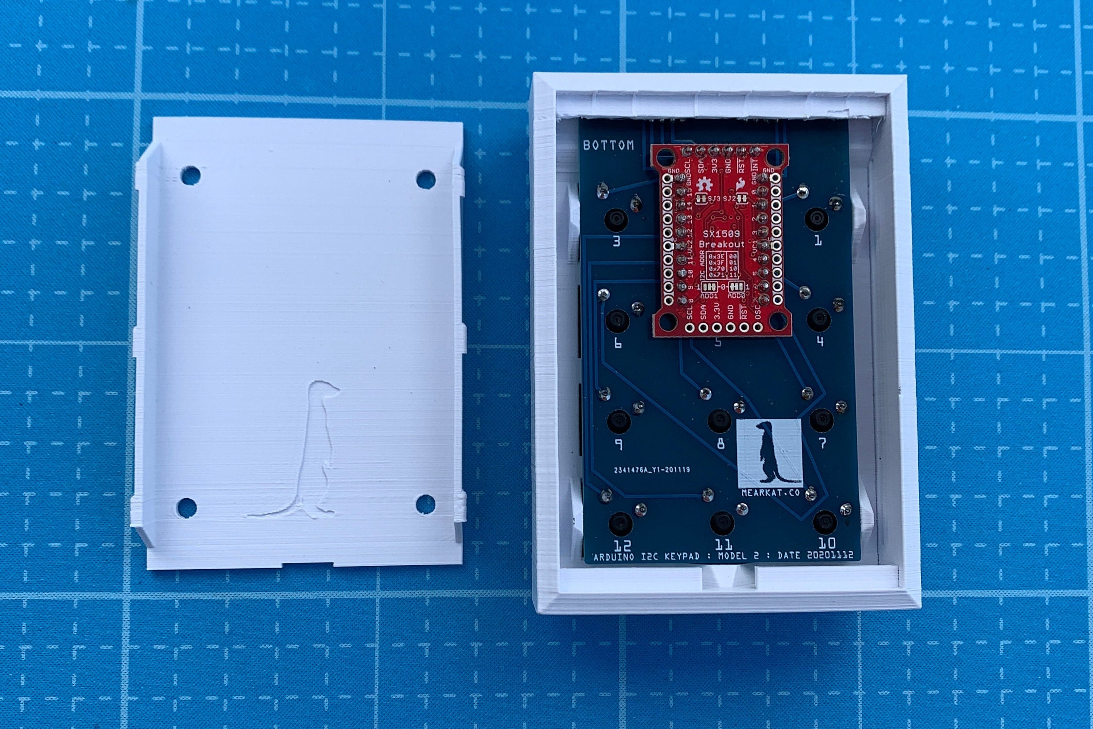 Arduino Keypad I2C, Cherry MX, 3x4 Matrix Array Module, 12 Key Button Switch, Raspberry PI - Etsy