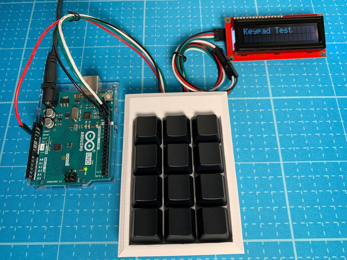Arduino Keypad I2c Cherry Mx 3x4 Matrix Array Module 12 Key Button Switch Raspberry Pi Etsy