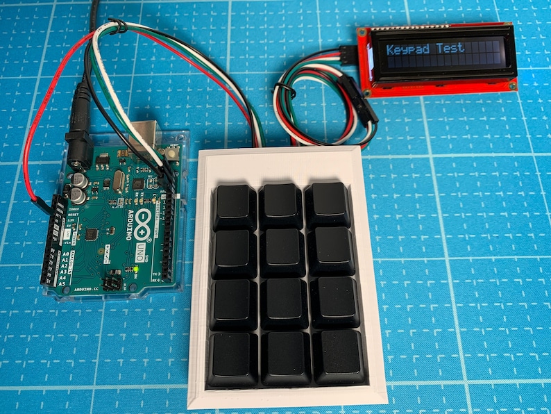 Arduino Keypad I2c Cherry Mx 3x4 Matrix Array Module 12 Key Button Switch Raspberry Pi Etsy