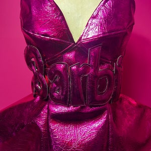 Metallic Barbie Corset Dress pink Friday 2 - Etsy