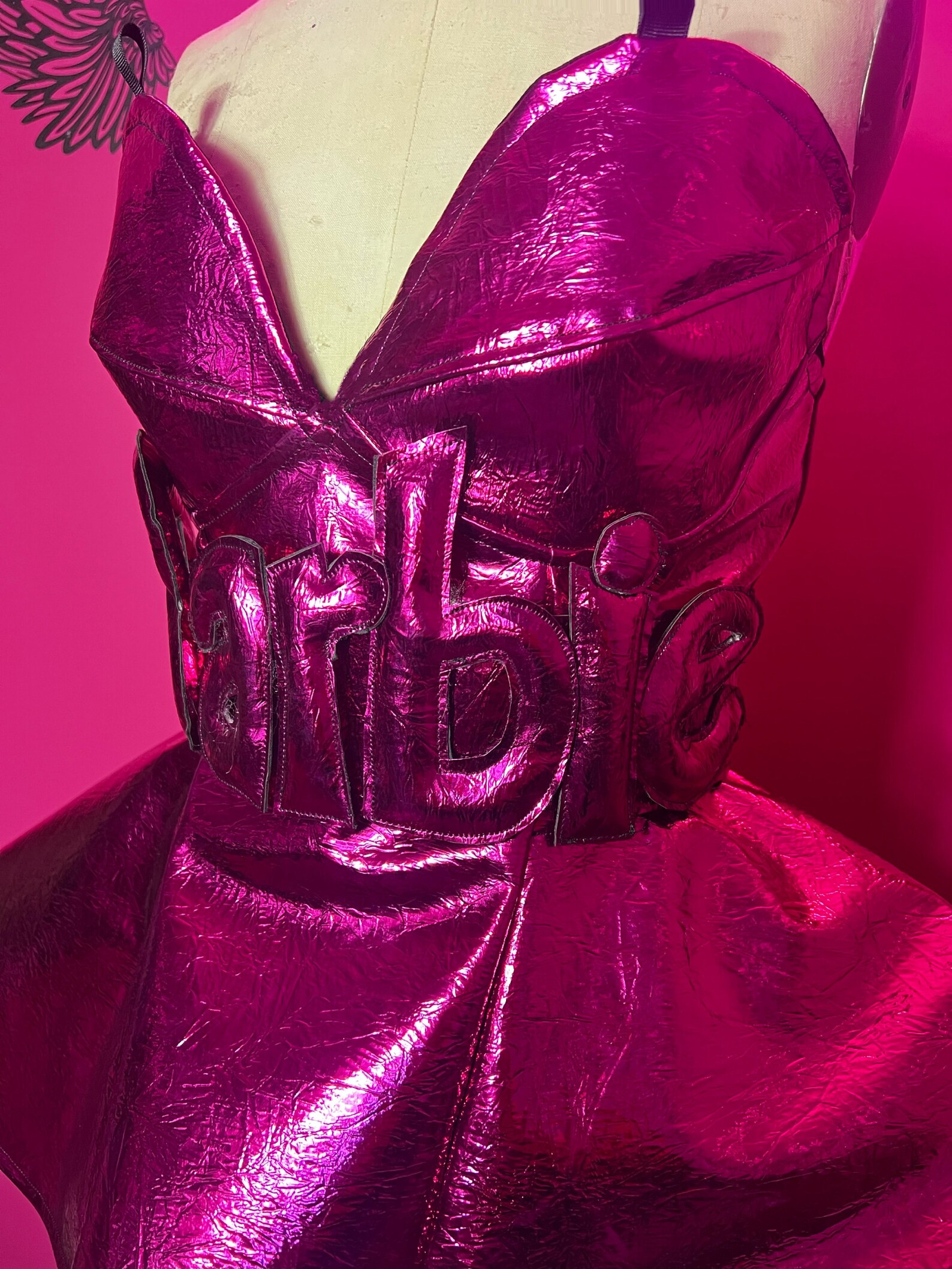 Metallic Barbie Corset Dress pink Friday 2 - Etsy