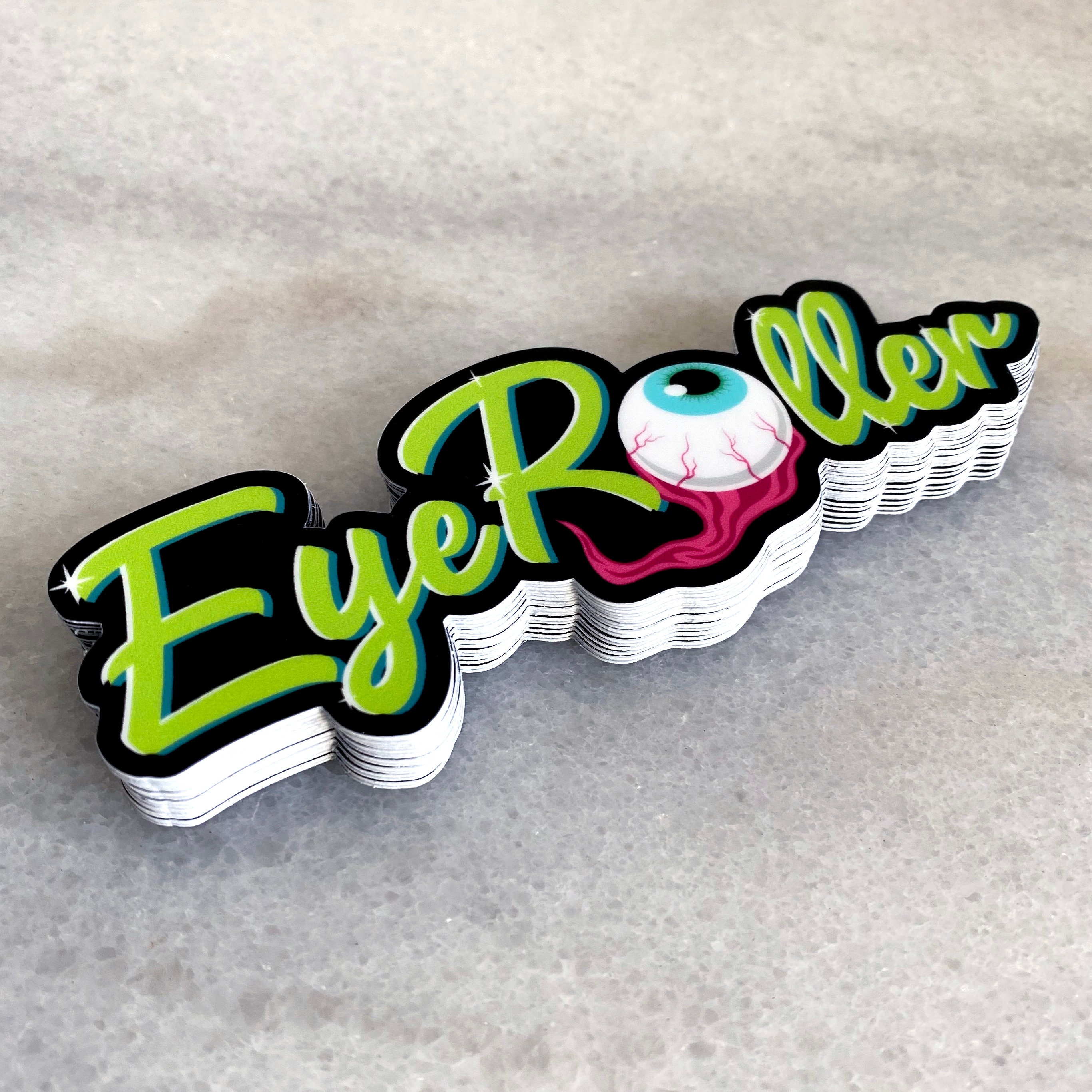 Eye Roller Sticker | Etsy