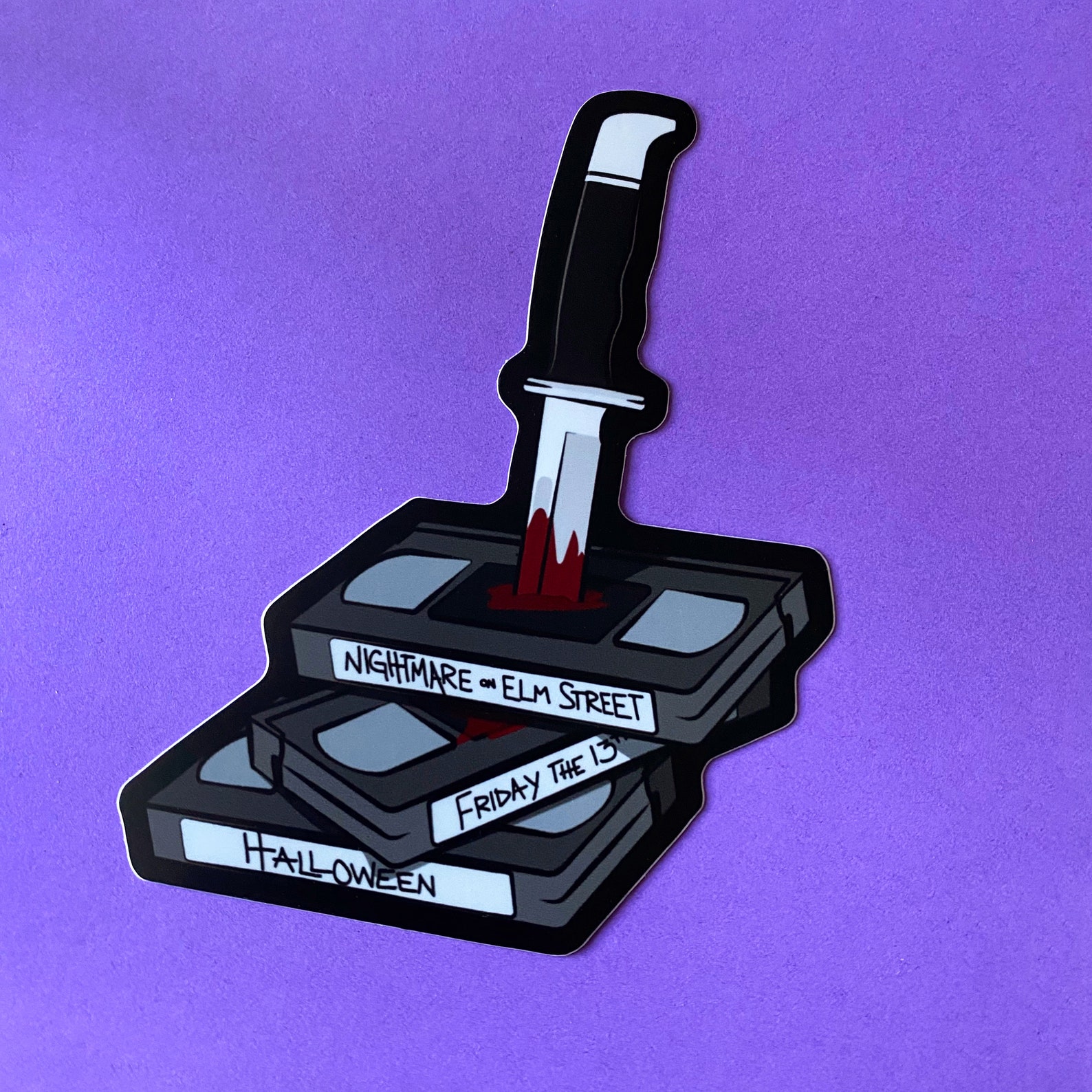 Slasher VHS Sticker - Etsy
