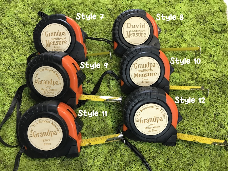 Father's Day Gift Personalized Tape Measure Gift for - Etsy