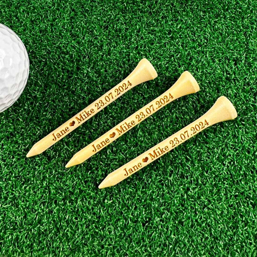 Personalized Golf Tees Wedding Favors Fathers Day Birthday Best Man ...