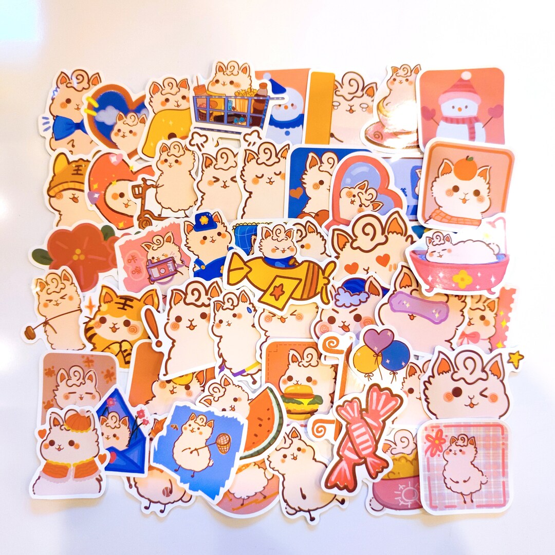 Alpaca Stickers Llama Sticker Pack - Etsy