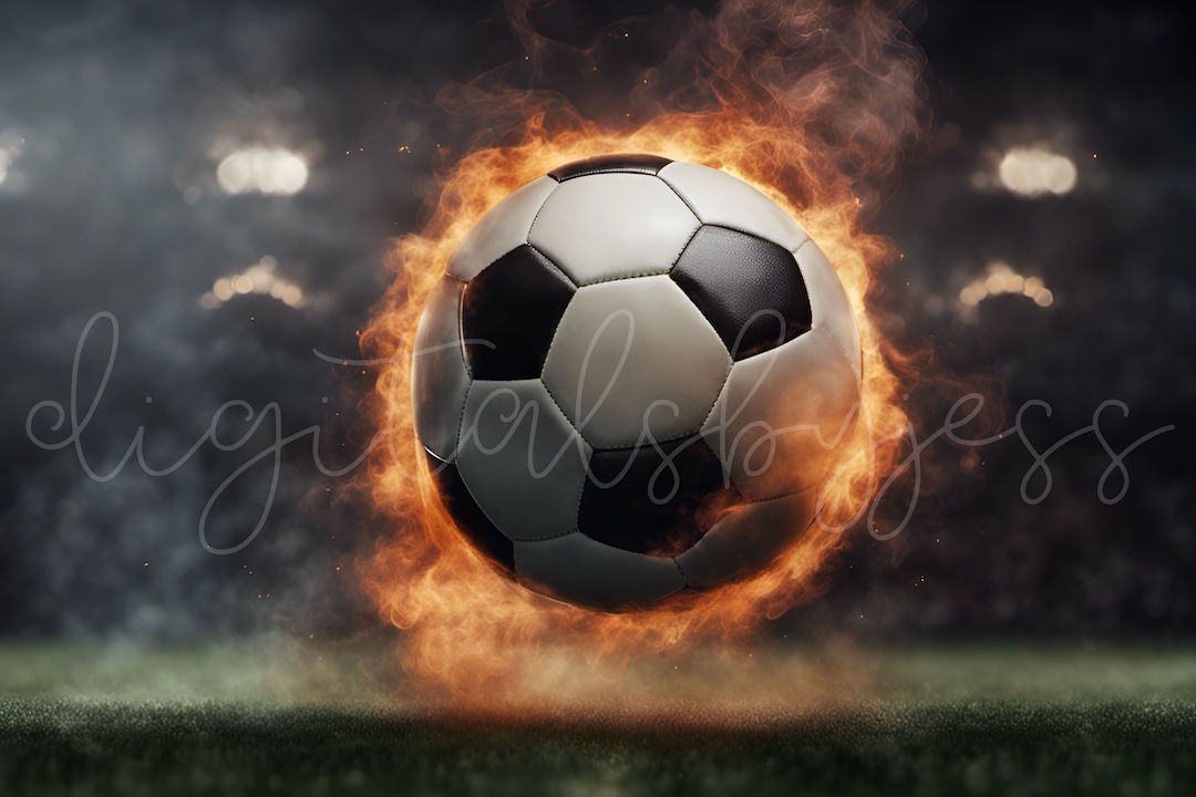 Futbol Digital Background, Digital Photography Backdrop, Soccer ...