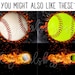 Softball Backdrop, Sports Digital Background, Sports Backdrop ...