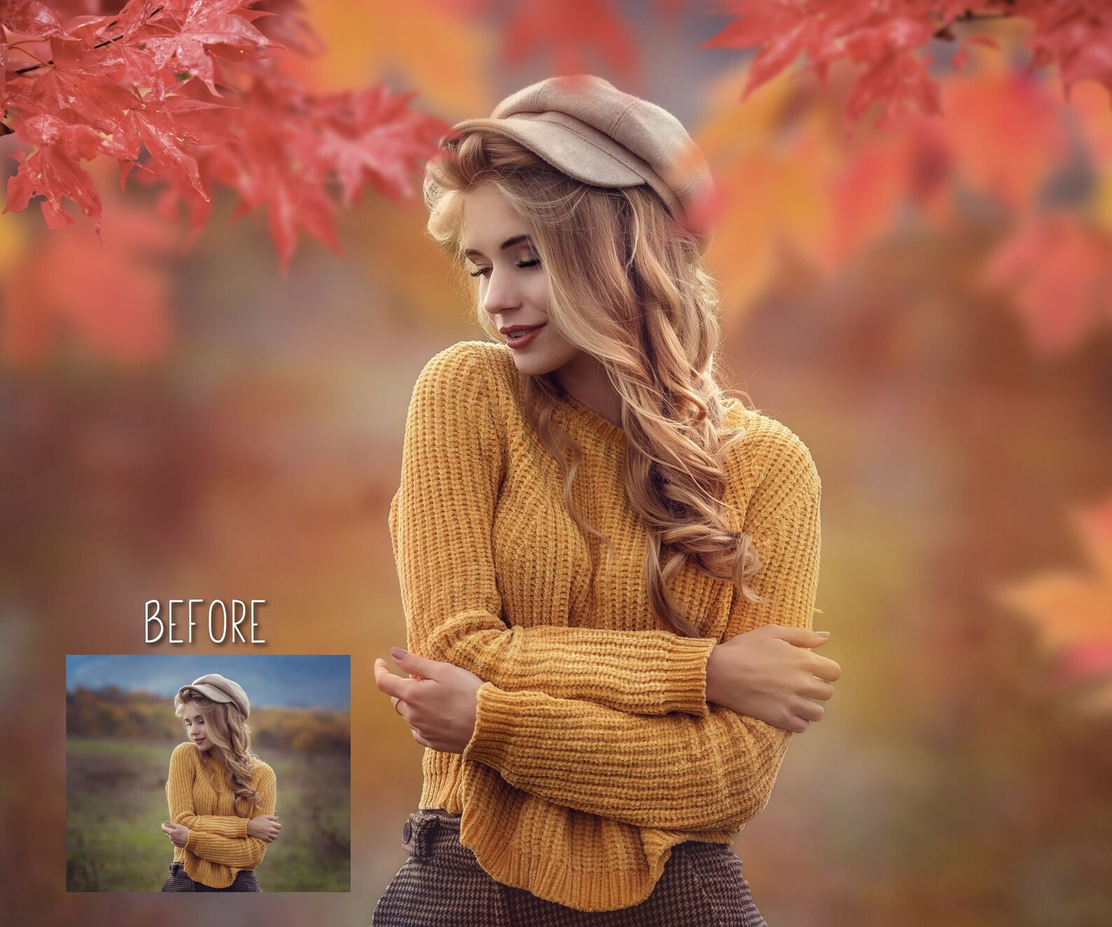 Fall Overlay Photoshop Fall Overlays Fall Leaves Overlay - Etsy
