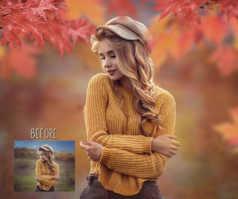 Fall Overlay Photoshop Fall Overlays Fall Leaves Overlay - Etsy