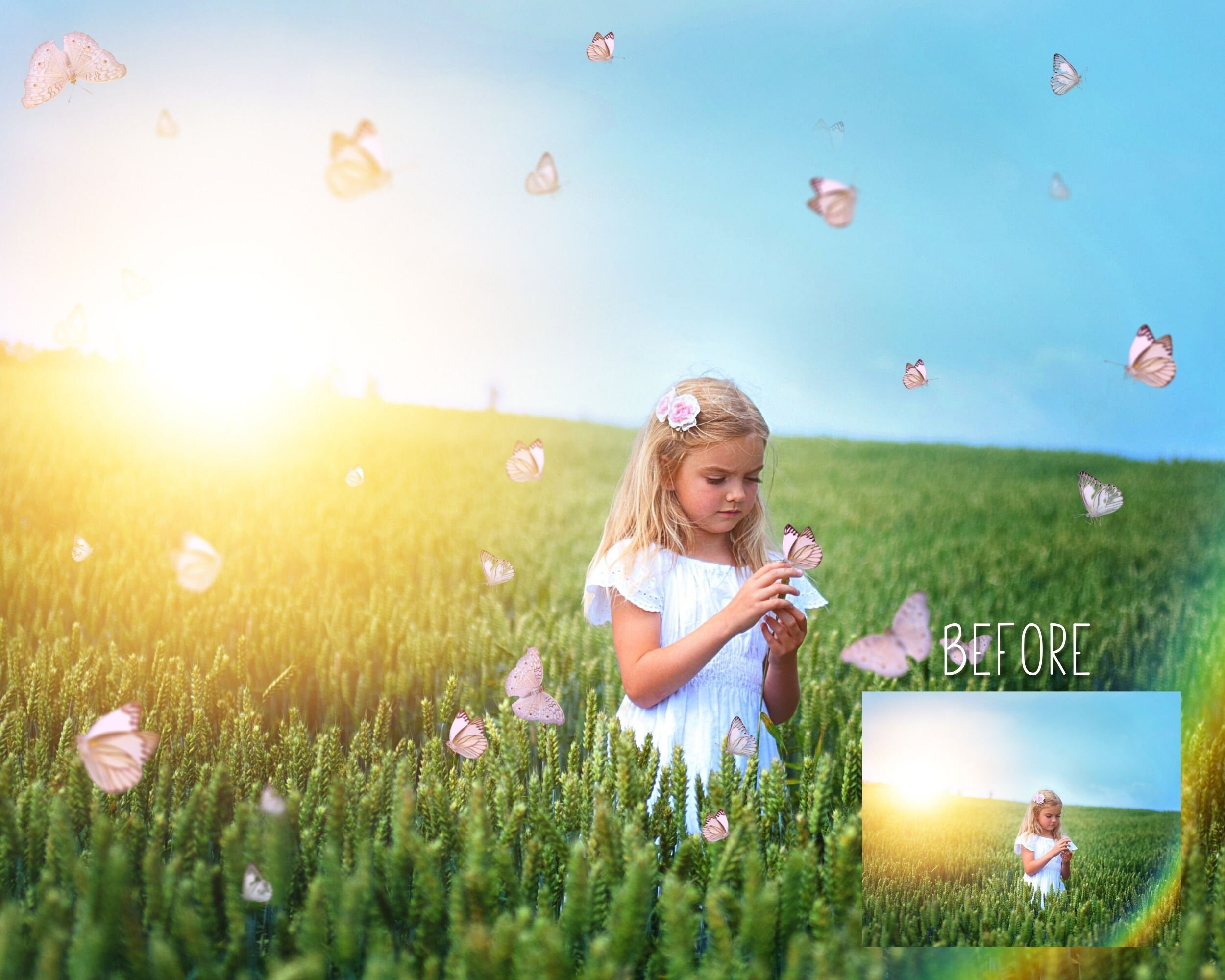 Spring Photoshop Overlays Summer Overlays Realistic Bubble | Etsy