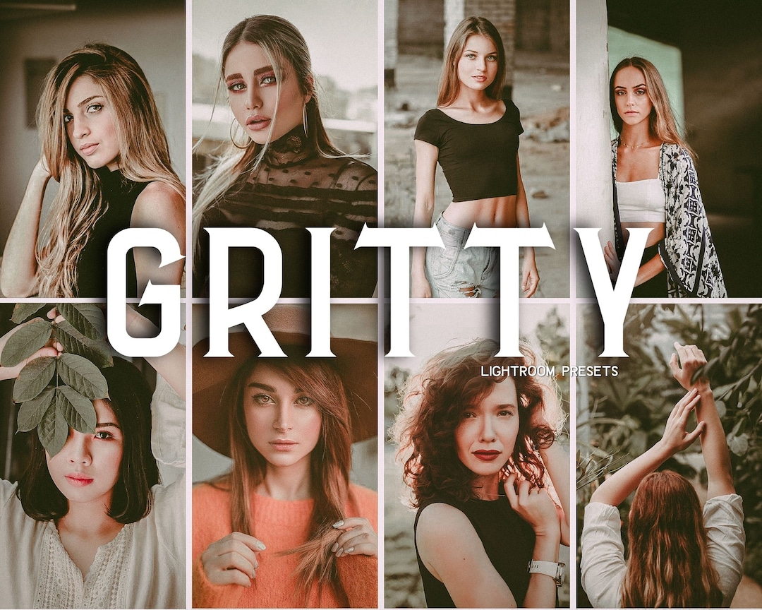 Gritty Instagram Presets for Lightroom Mobile and Desktop, Photo ...