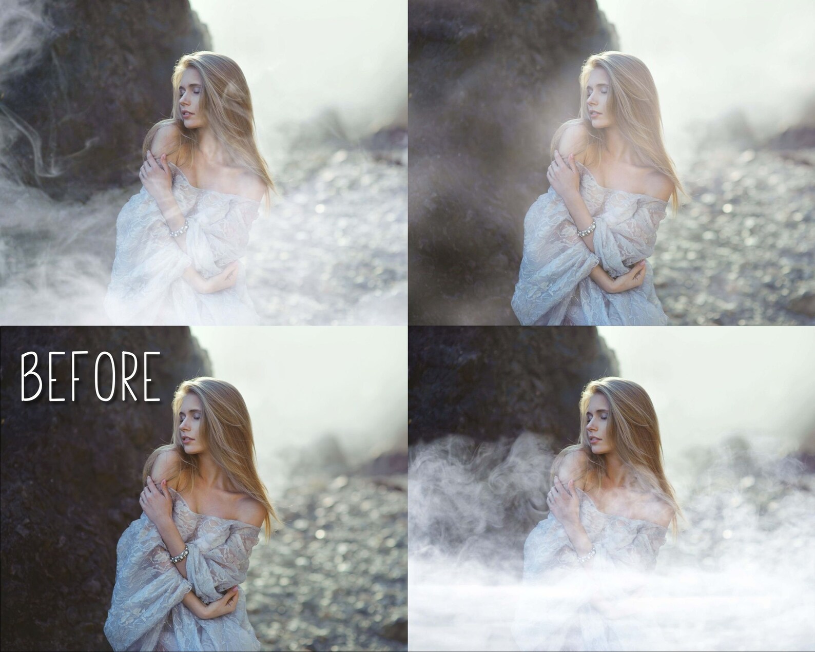 Photoshop Fog Overlays Photoshop Overlay Misty Overlays | Etsy