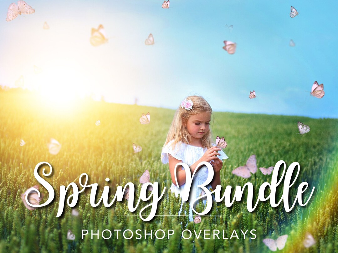 Spring Photoshop Overlays, Summer Overlays, Realistic Bubble Overlays ...