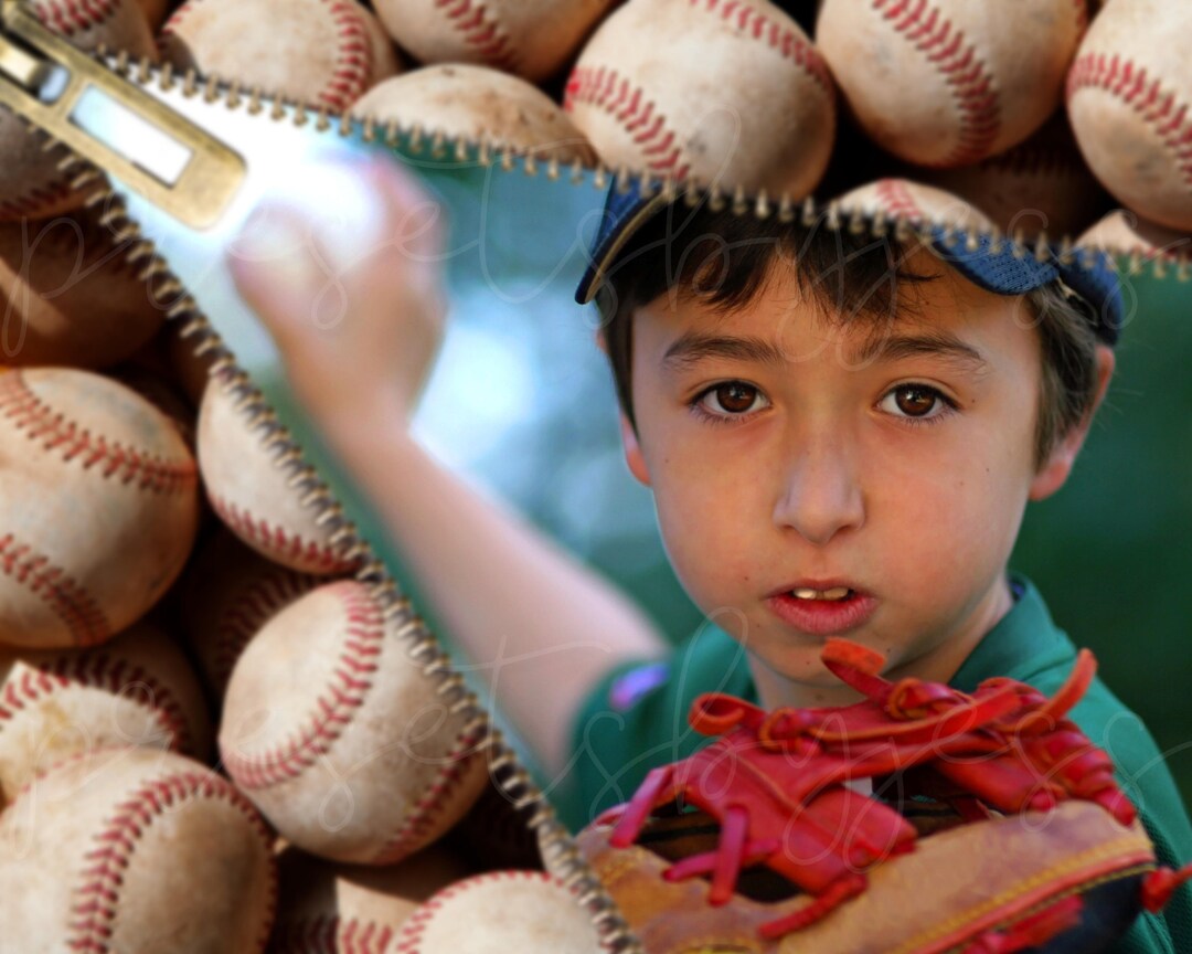 Zipper Baseball Overlay, Baseball Digital Background, Sports Overlay ...