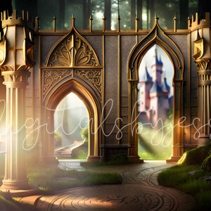 Fantasy Backgrounds Bundle, Fantasy Backdrops, Fairy Tale Abstract ...