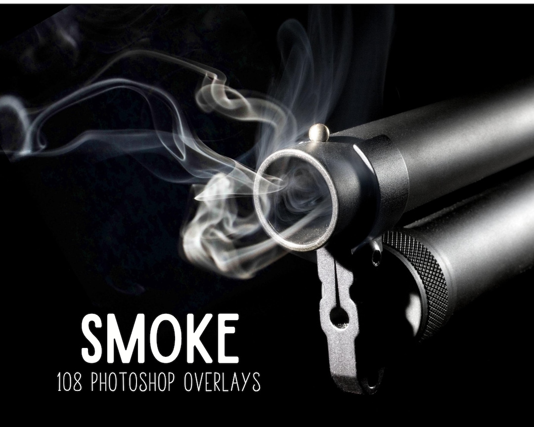 Smoke Overlays for Photoshop, Photoshop Overlay Gun Fire, Photo Editing ...