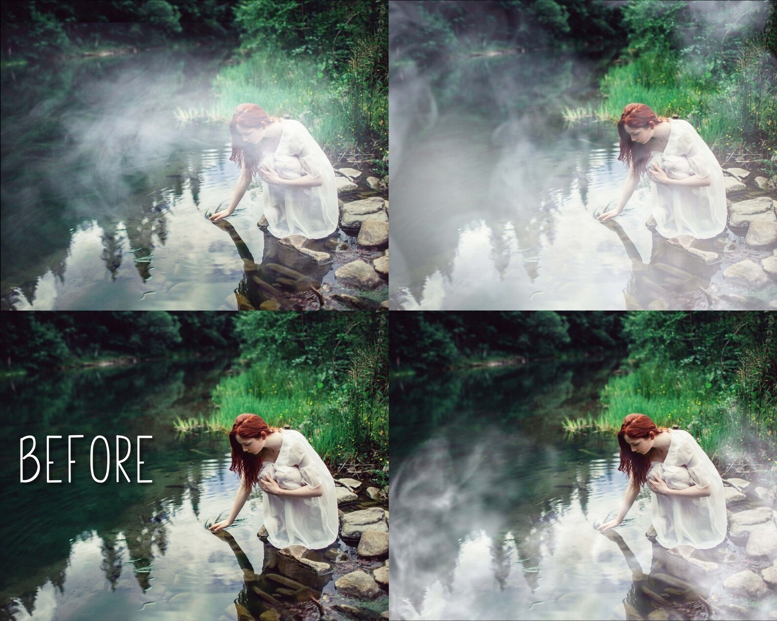 Photoshop Fog Overlays Photoshop Overlay Misty Overlays | Etsy