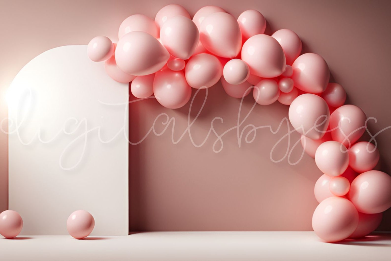 Balloon Digital Backdrop, Digital Photography Backdrop Bundle, Photo ...