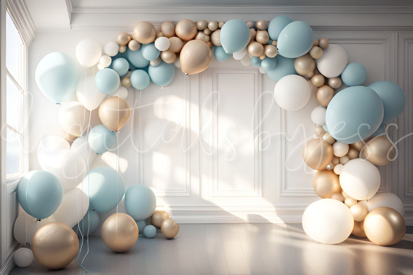 Balloon Digital Backdrop, Digital Photography Backdrop Bundle, Photo ...