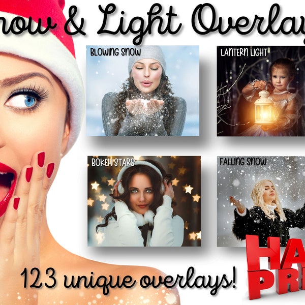 Christmas Overlay - Etsy