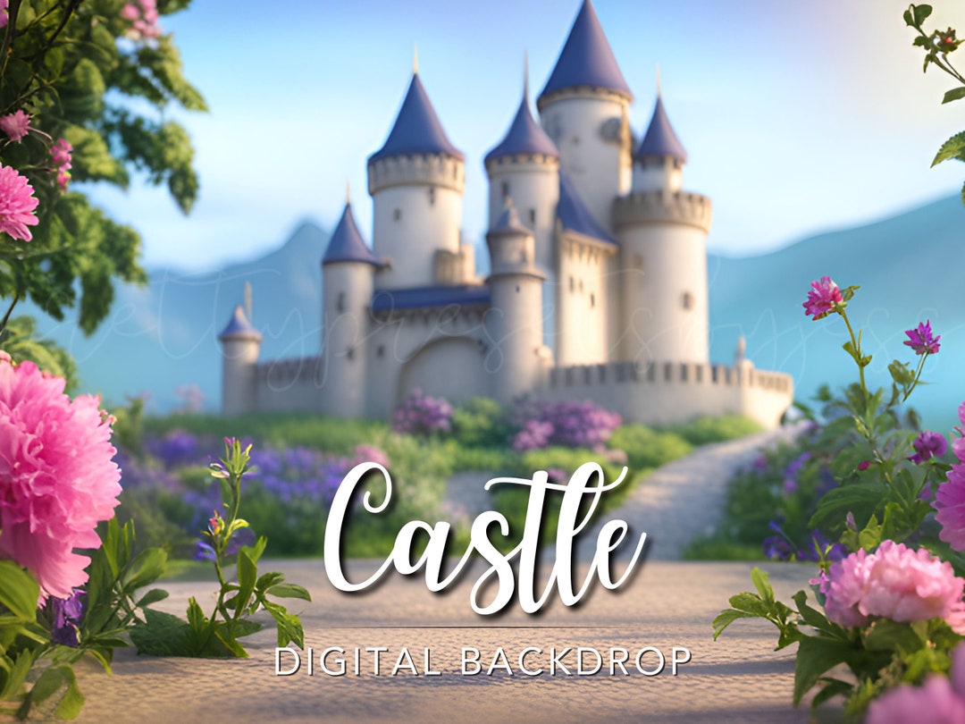 Princess Castle Fantasy Background, Mystic Backdrop, Fantasy Backdrop ...