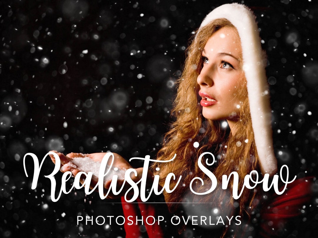 Falling Snow Photoshop Overlays, Winter Overlays, Christmas Overlays ...