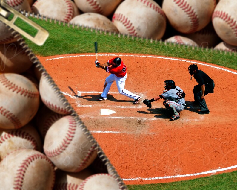 Zipper Baseball Overlay Baseball Digital Background Sports | Etsy