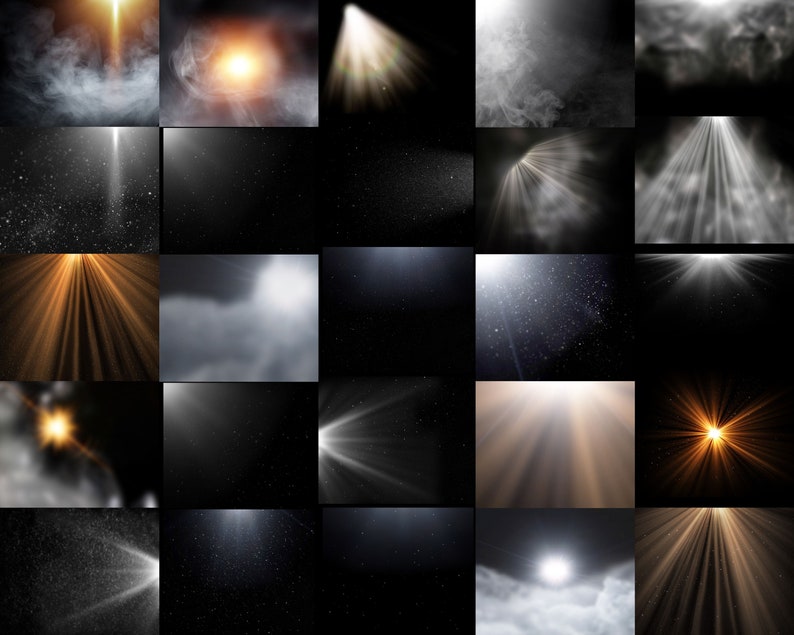 Smoky Light Overlays, Foggy Light Overlay, Sunlight Overlay, Photoshop ...