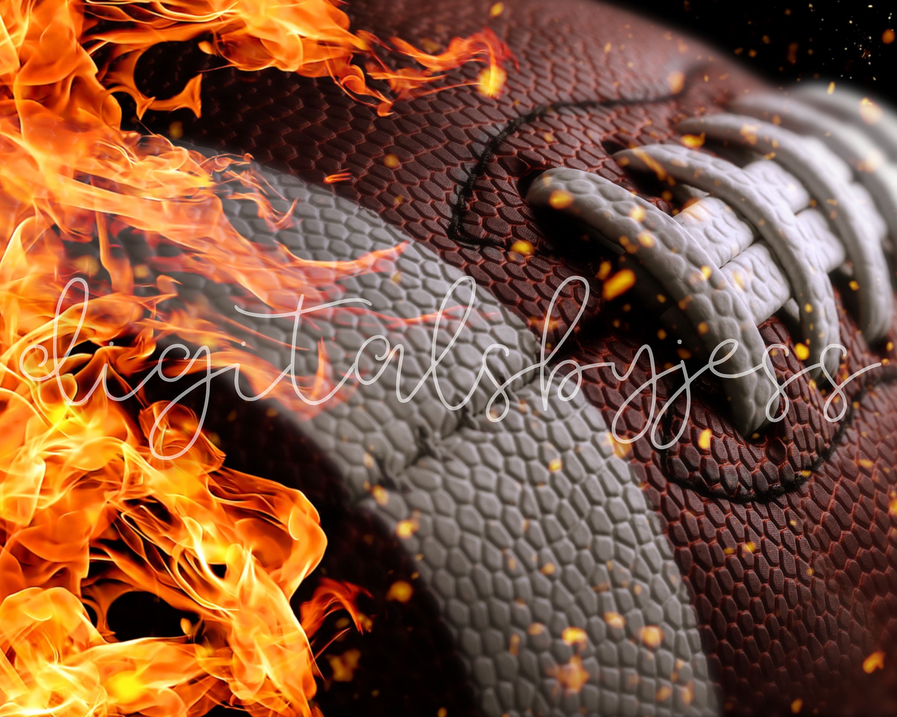 Flaming Football Background Images