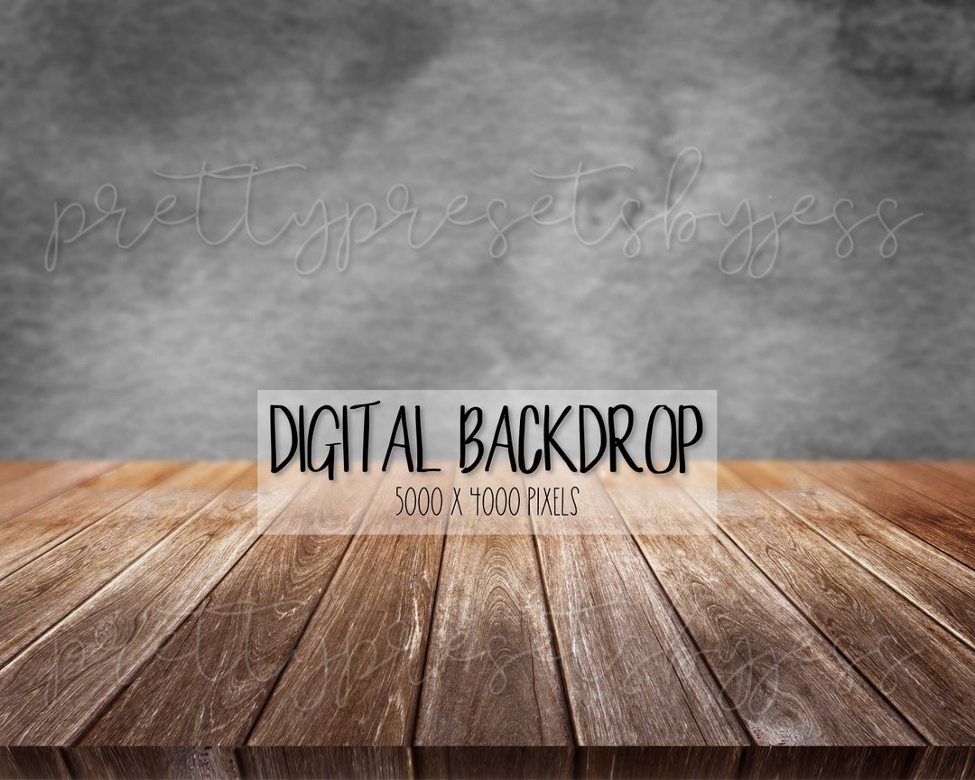 Digital Photo Backdrop, Photography Mockup, Gray Digital Photography ...