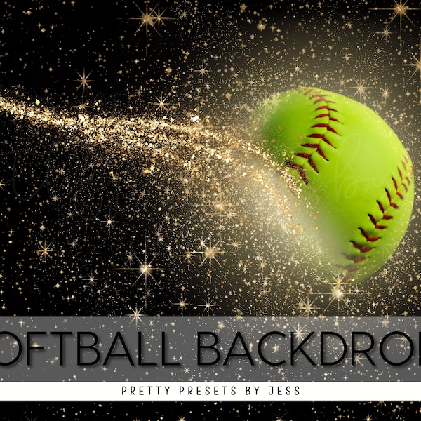 Softball Background - Etsy