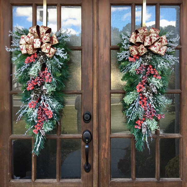 Christmas Swags for Front Door - Etsy