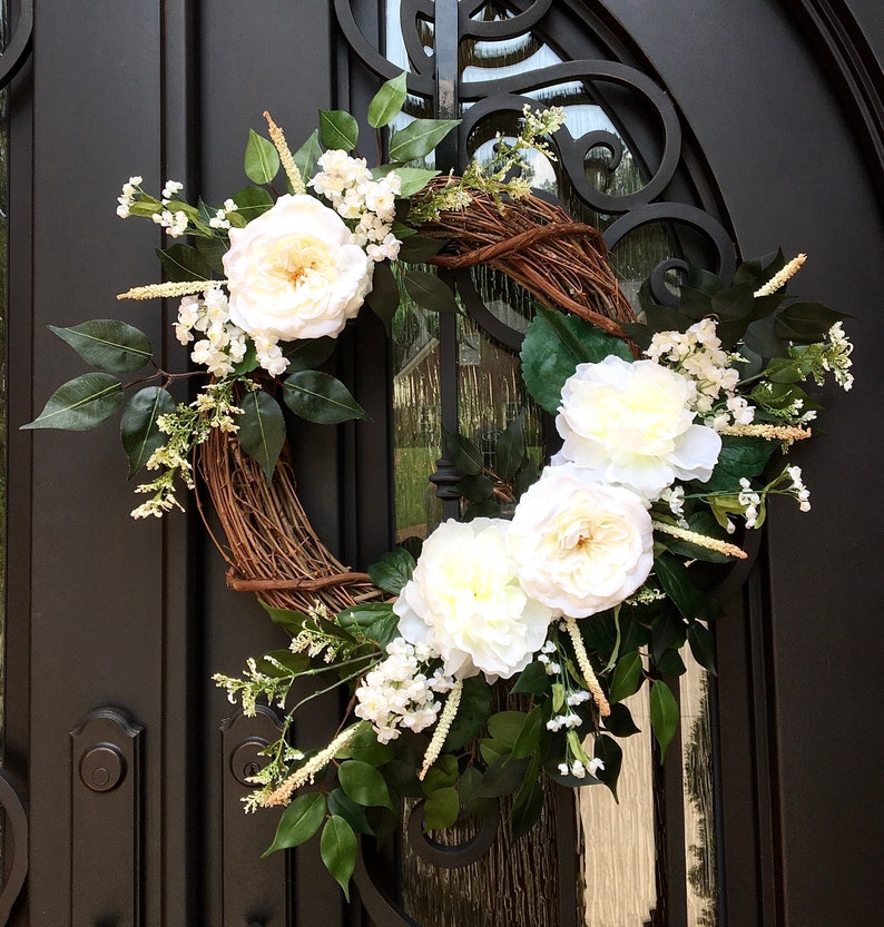 Large Front Door Wreath Double Door Wreaths All Season | Etsy