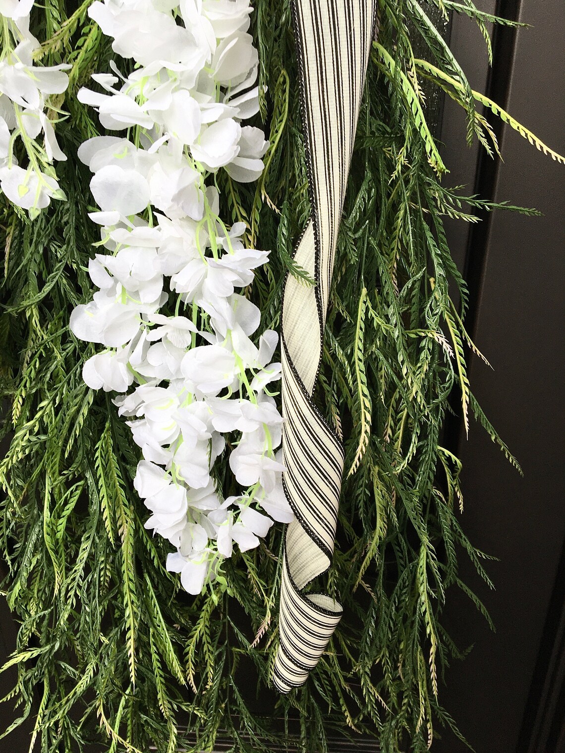 Extra Large Swags for Front Double Doors Grass and Garland - Etsy