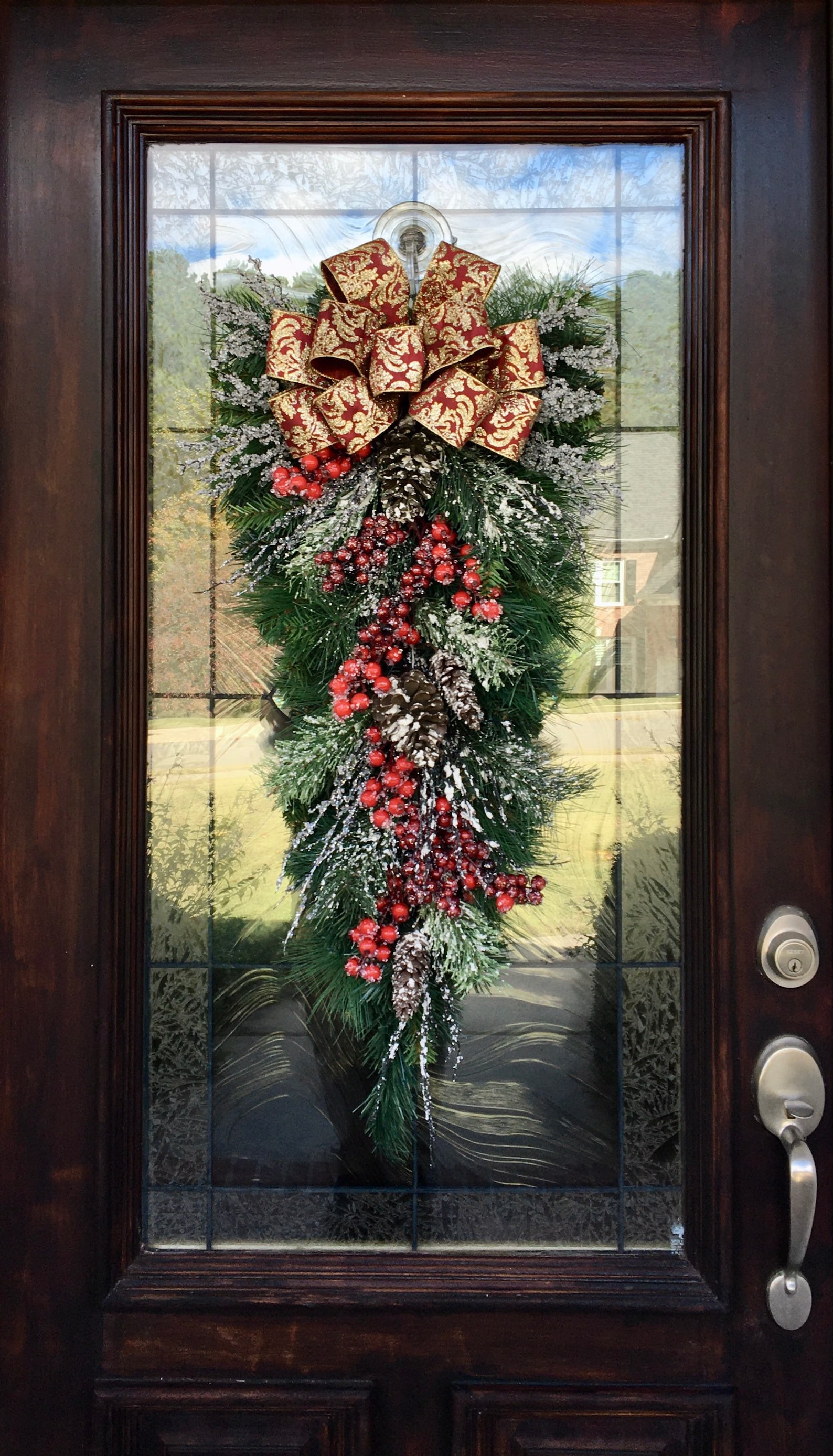 Elegant Large Christmas Swags for Front Double Doors Pine - Etsy