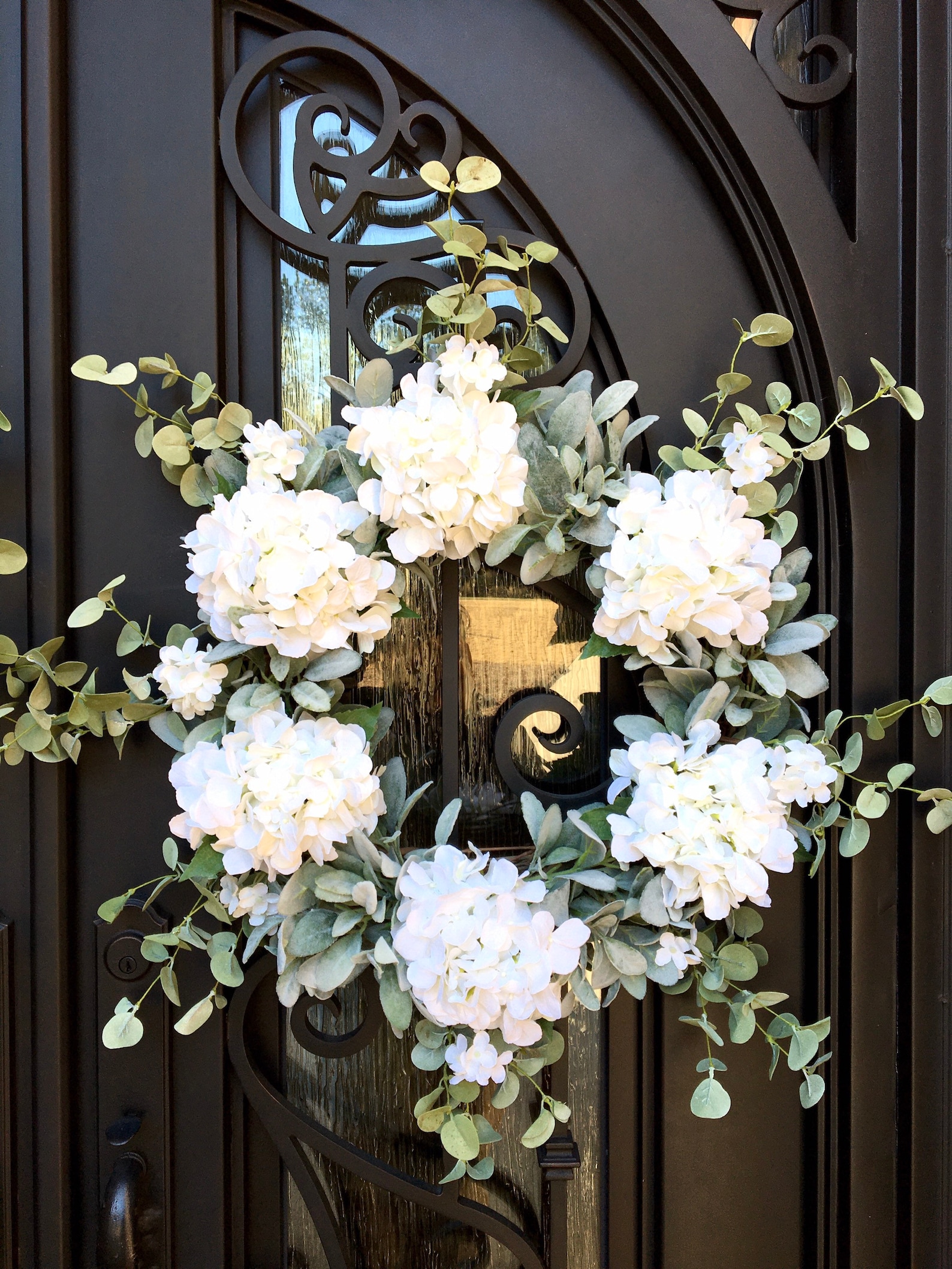 Extra Large Front Door Wreath Double Door Wreaths Wedding | Etsy