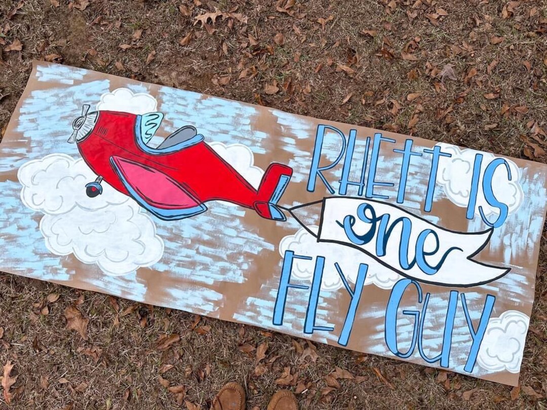 One Party Banner, Catchy Birthday Themes, First Birthday, One Fly Guy ...