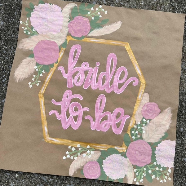 Baby Shower Butcher Paper Banner - Etsy